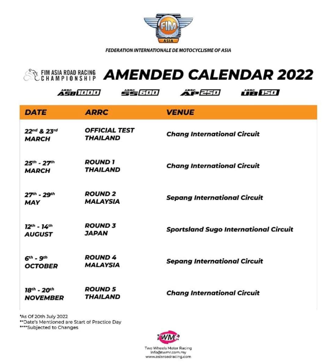 FIM Asia Live – FIM Asia Official Website